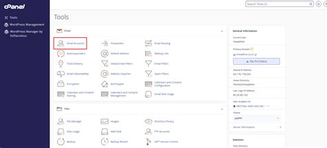 how to create email accounts from cpanel web hosting faqs by milesweb