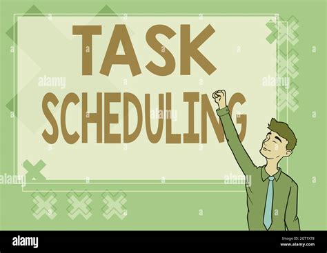 Conceptual Caption Task Scheduling Business Approach The Assignment Of