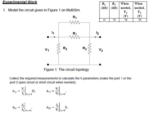 Solved Model The Circuit Given In Figure On MultiSim Chegg