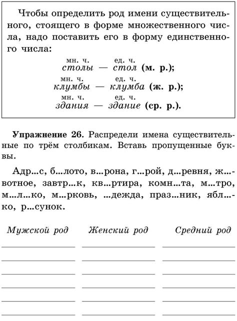 Грамотеи Имя существительное Род число и склонение имён существительных Мягкий знак ь на