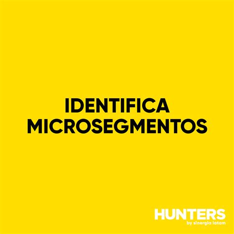 Hunters By Sinergia Identifica Microsegmentos Más Allá De Rangos