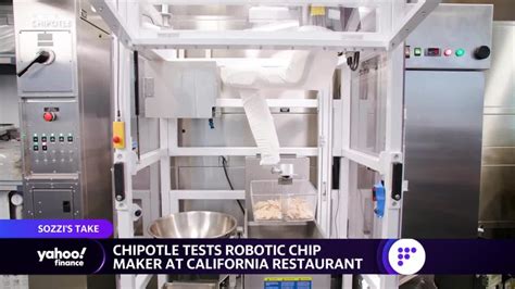 Chipotle Tests Chip Making Robot Chippy At California Restaurant [video]