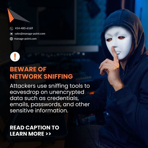 Managepoint Llc On Linkedin Cybersecurityawarenessmonth Networksniffing Datasecurity…