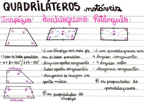 Planilha De Propriedades Do Quadrilatero
