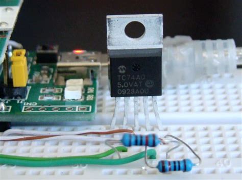 Using Tc74 Microchip Thermal Sensor For Temperature Measurement