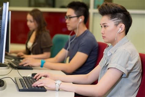 Premium Photo Computer Classroom