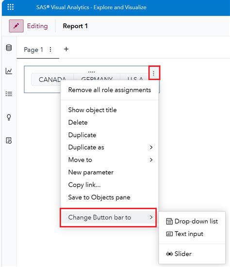 designing interactive reports sas support communities