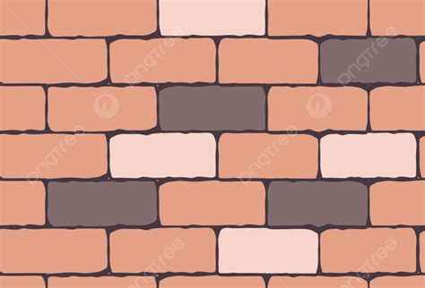 Background Tekstur Mulus Dari Dinding Bata Kartun Sebuah Dinding Konstruksi Latar Belakang