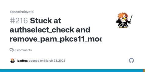 stuck at authselect check and remove pam pkcs11 module check · issue
