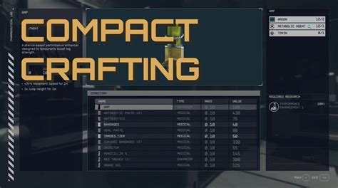 Compact Crafting Ui Starfield Mod Download