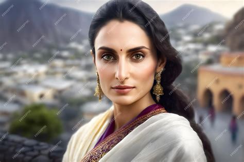 Premium Ai Image Iranian Woman Portrait Neural Network Ai Generated