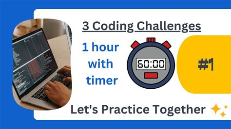 Try This Before Your Coding Interview Round Coding Test Series Live Lets Practice Together