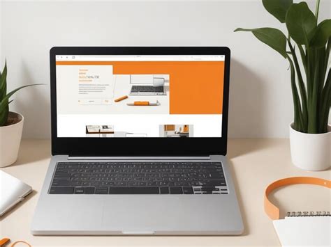 Business Desk Concept Web Development Premium Ai Generated Image