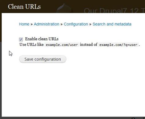 How To Enable Search Engine Friendly Urls In Drupal 7 Inmotion Hosting