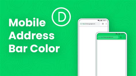 How To Change The Mobile Address Bar Color In Divi Tutorial By Pee Aye Creative