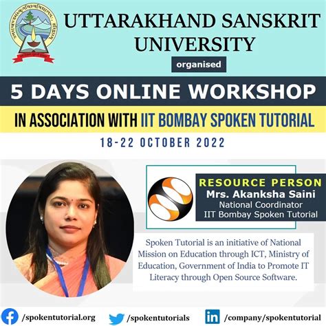 Spoken Tutorial Iit Bombay Spokentutorialiitbombay • Instagram Photos And Videos