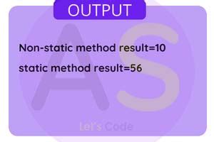 Class10 ICSE JAVA Static Non Static Theory