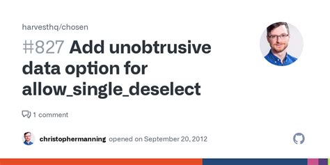 Add Unobtrusive Data Option For Allow Single Deselect Issue 827