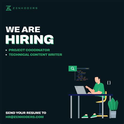 Zenkoders On Linkedin Zenkoders Hiringnow Technicalcontentwriter Projectcoordinator