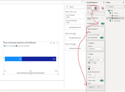 solved 100 stacked bar chart with sum of two columns microsoft fabric community