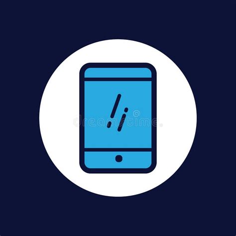 Web Stock Vector Illustration Of Cellphone Icon Device 124504402