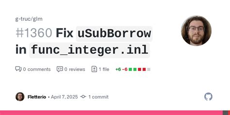 Fix `usubborrow` In `funcl` By Fletterio · Pull Request