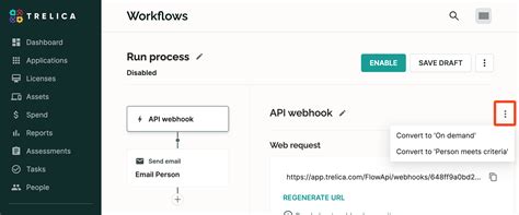 Running A Workflow From Another Application With The Api Webhook Trigger Trelica