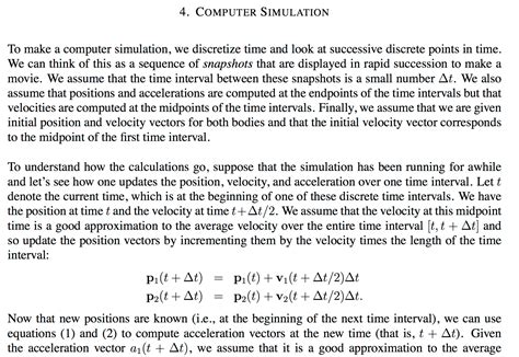Earth Moon Simulation In Java Using Newton S Law Of Chegg