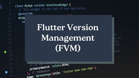 Flutter Version Management In My Recent Demo At Fluttercon Kenya