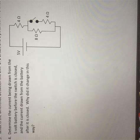 Solved 4 Determine The Current Being Drawn From The 5 Volt Chegg