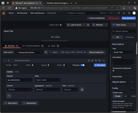 Desplegar Grafana En Docker Y Primer Dashboard Con Datos Mysql Proyecto A