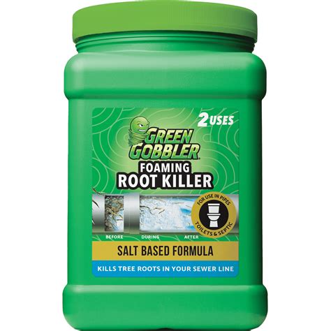 Green Gobbler Foaming Root Killer Treats And Prevents Roots From