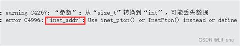 Visual Studio 2022 配置 ws2 32 lib socket编程 以及error C4996 inet addr 报错