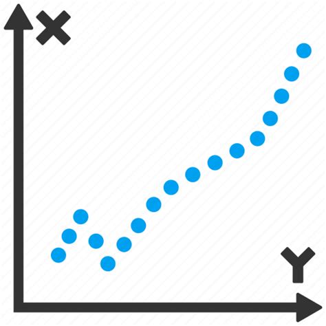 charts dotted function graph math plot statistics icon download