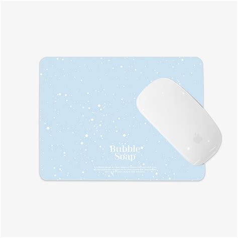 버블솝 홀리데이블루 마우스패드 위시버킷