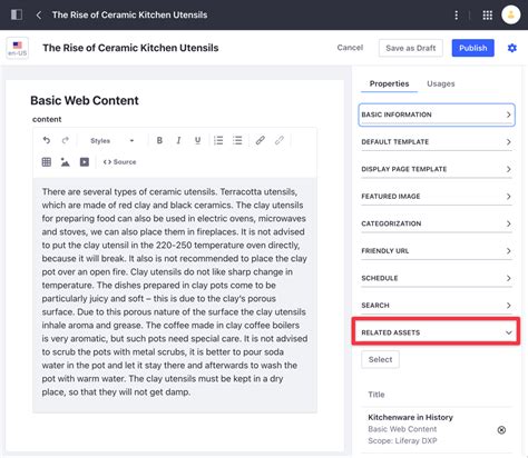 Using The Web Content Display Widget Liferay Official Documentation Liferay Learn