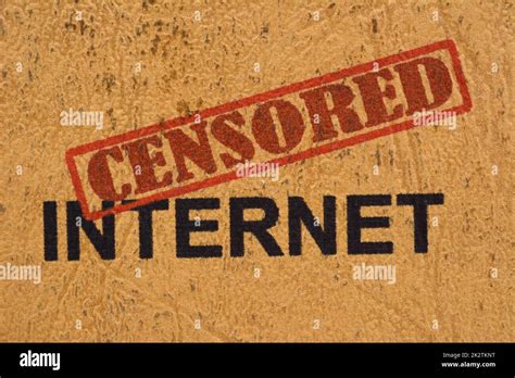 Censure Internet Hi Res Stock Photography And Images Alamy