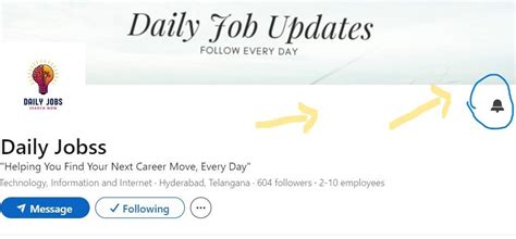 Daily Jobss On Linkedin Job Bell Connected Linkedintips