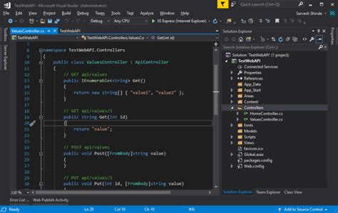 Create Rest Web Api And Add Multiple Post Methods In One Controller
