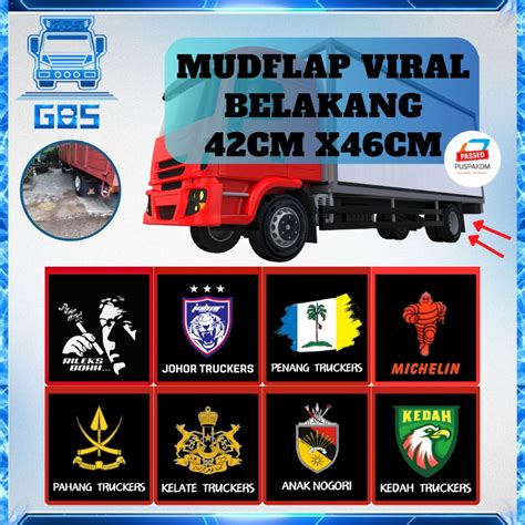 Gbs Truck Lori 3ton Lorry Rear Pvc Mudflap Lorry 42x46cm Mudflap Lori