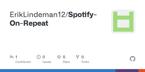 GitHub ErikLindeman12 Spotify On Repeat