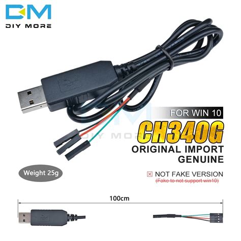 Original CH G CH Download Line Cable USB To TTL Serial Wire Adapt Diymore