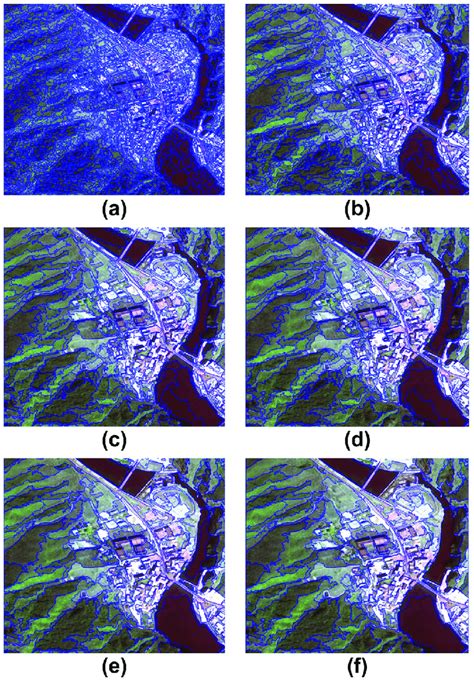 Rs Images At Different Segmentation Scales A 20 B 50 C 100