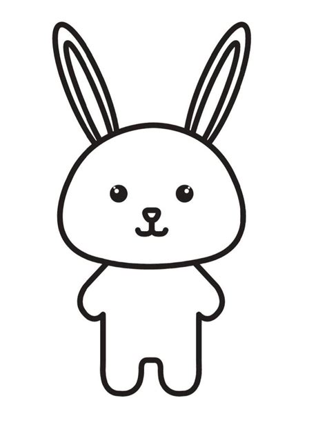 小兔简笔画图片可打印 简笔画图片大全