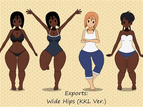 Exports Wide Posable Hips By Pizzaburgers On Deviantart