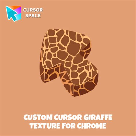 Cursor Custom Cursor Giraffe Texture For Chrome For Chrome Cursor Space