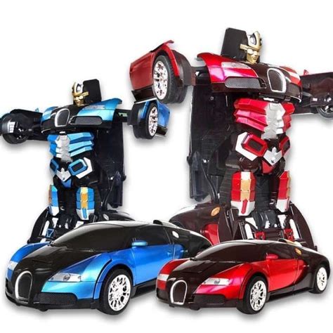 Promo Rc Radio Remote Control Transformer Vehicle Car Deform Robot