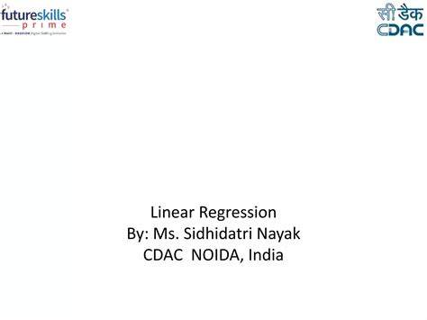 Mlregressionpptx Free Download