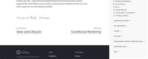 docs navigation styling is very confusing · issue 3659 · reactjs react