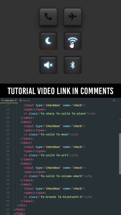 Css 3d Glowing Checkbox Buttons Shorts Youtube